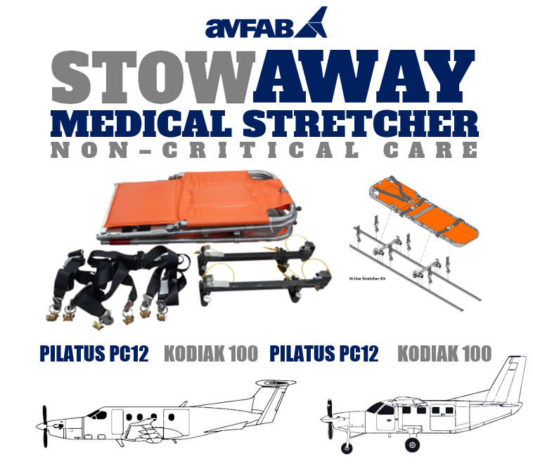 STOWAWAY Medical Stretcher » Aviation Fabricators